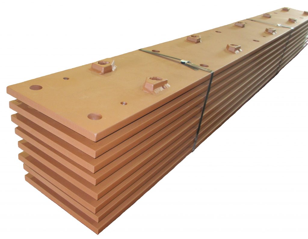 Custom designed soleplate systems for ground crane rail systems - Molyneux